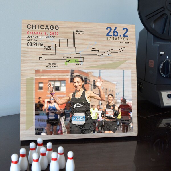 Chicago Marathon Picture Frame - Etsy