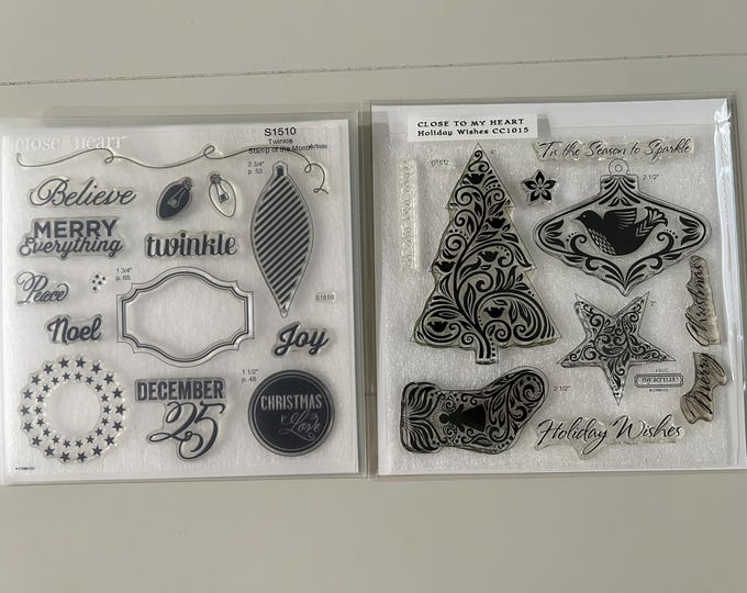 CTMH Stamp Sets: Twinkle and Holiday Wishes. Take Both Sets for 12.00 ...