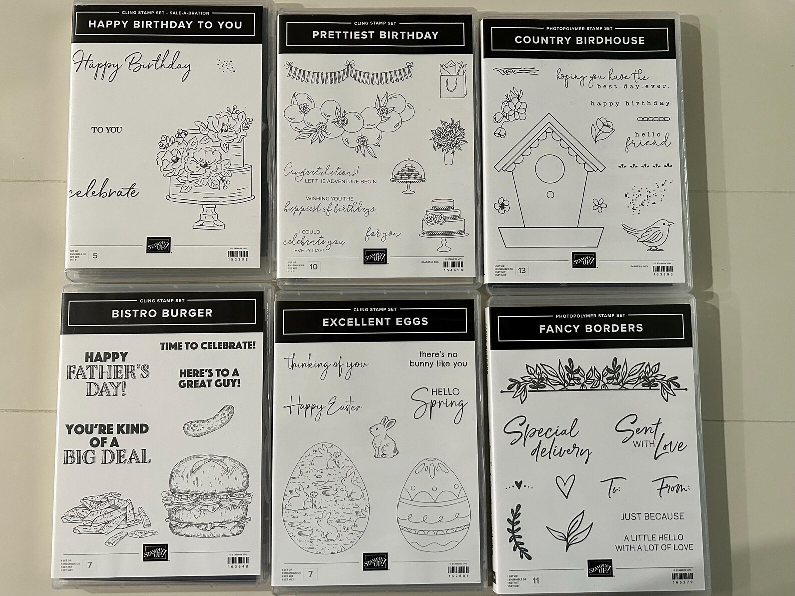 Retired Stampin up Stamp Sets - Etsy