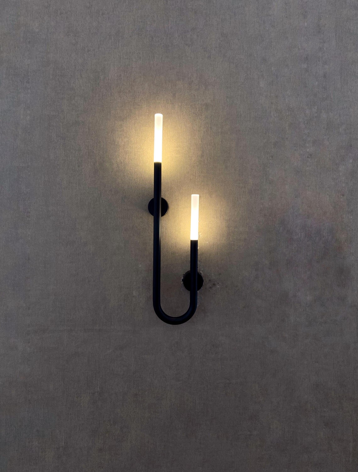 Black Led Wall Sconce, Minimalist Wall Sconce, Contemporary Sconce ...