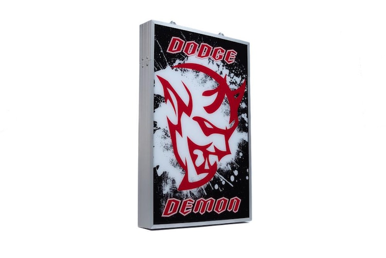 Dodge Demon Sign, Officially Licensed Dodge Product, Dodge Demon Metal ...