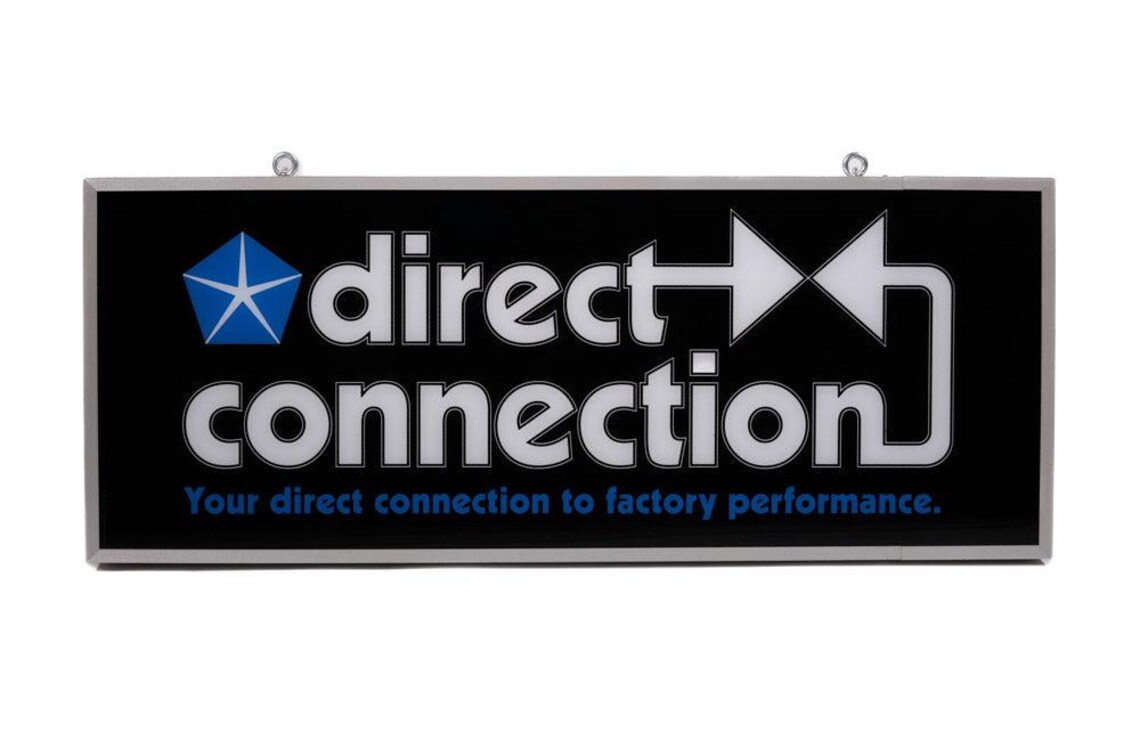 Mopar Direct Connection 30 Inch Backlit LED Lighted Sign Mopar ...
