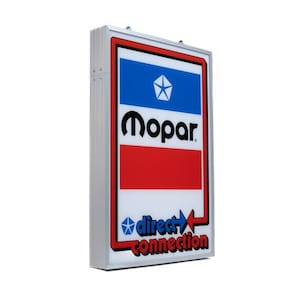 Mopar Direct Connection 24 Inch Backlit LED Lighted Sign - 1MPDCV02 - Etsy