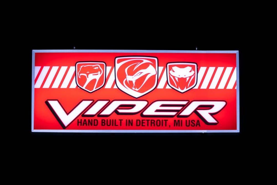 Dodge Viper GTS Sign, Officially Licensed Dodge Product, Dodge Viper ...