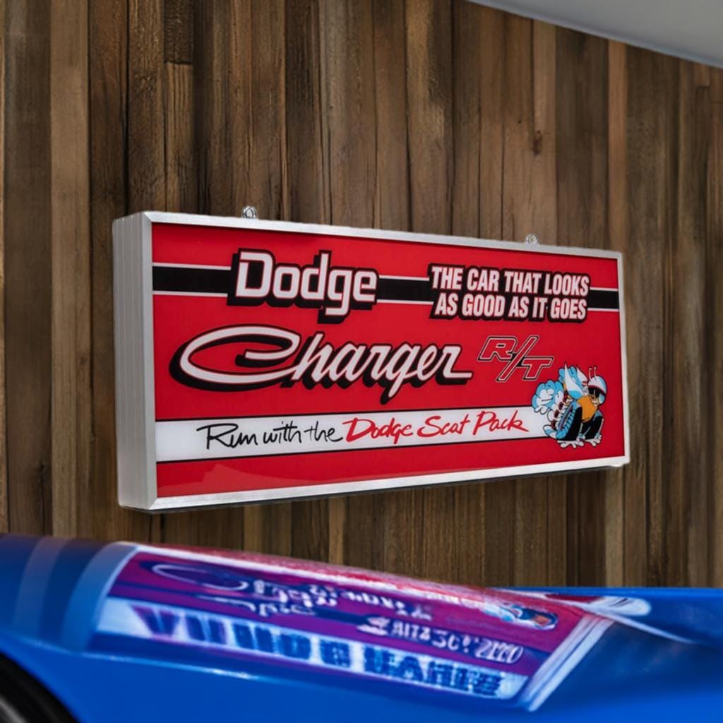 Dodge Charger RT Sign, Officially Licensed Dodge Product, Dodge Charger ...