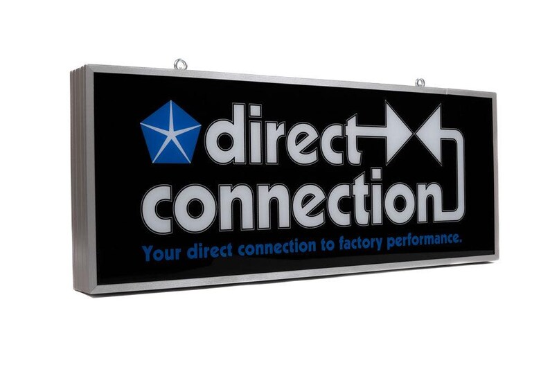 Mopar Direct Connection 30 Inch Backlit LED Lighted Sign Mopar ...