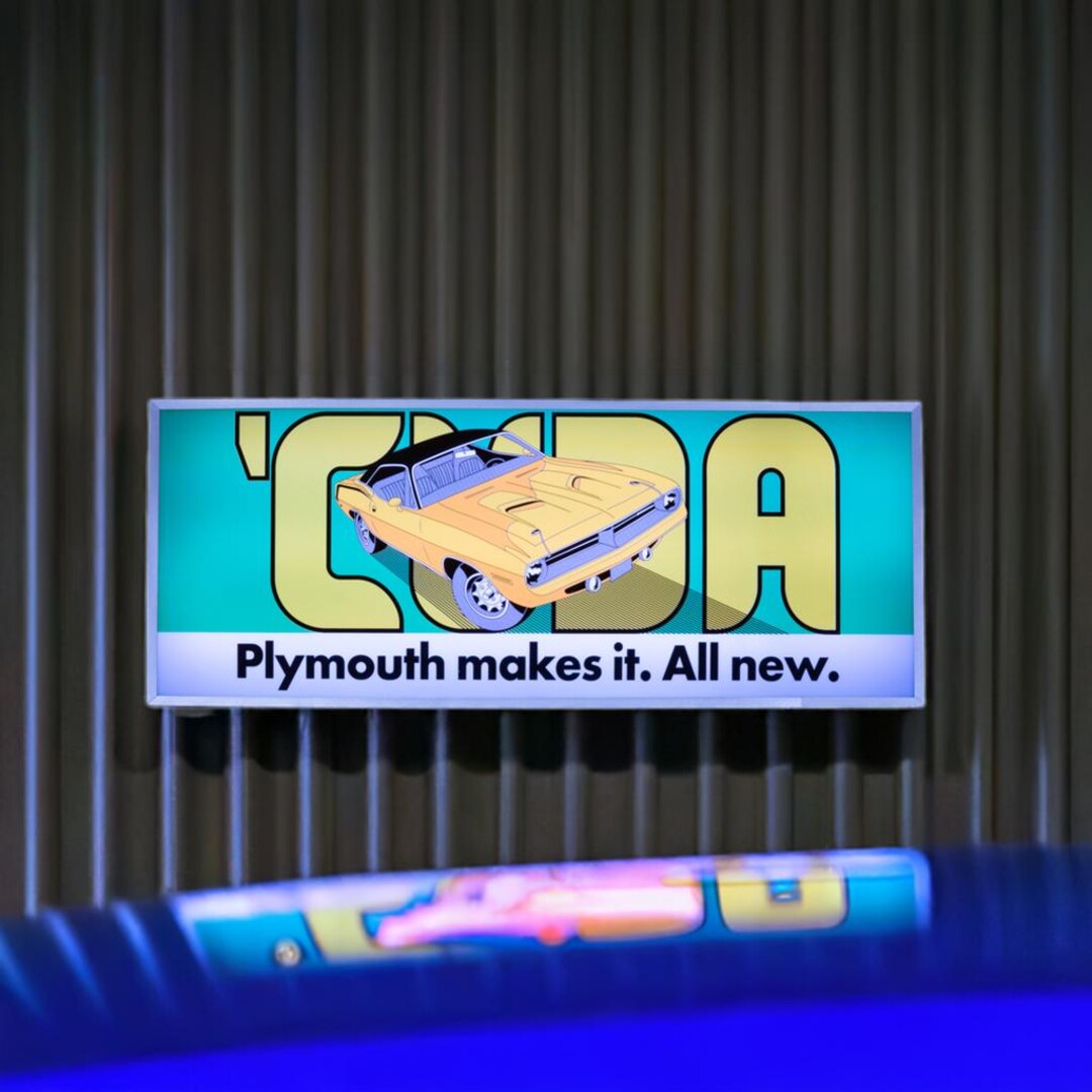 Plymouth Cuda Sign, Officially Licensed Chrysler Plymouth Product ...