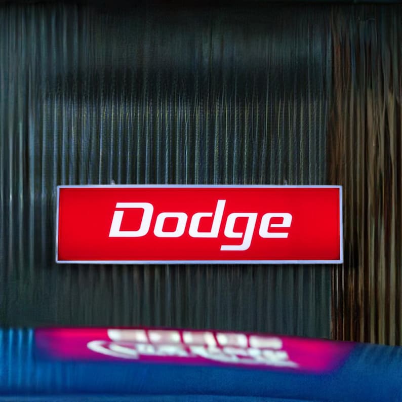 Dodge Sign, Officially Licensed Dodge Product, Dodge Viper GTS, Dodge ...
