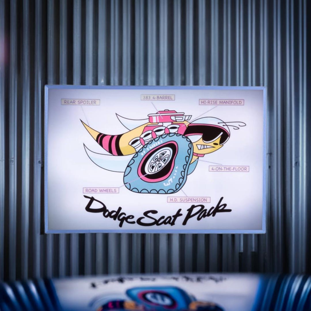 Dodge Scat Pack Sign, Officially Licensed Dodge Product, Dodge Scat ...