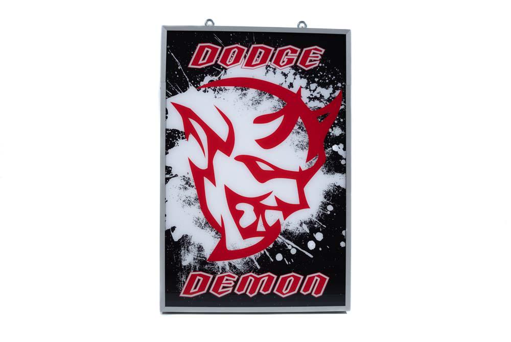 Lighted Dodge Demon Sign, Dodge Challenger, Mancave Men’s Christmas ...