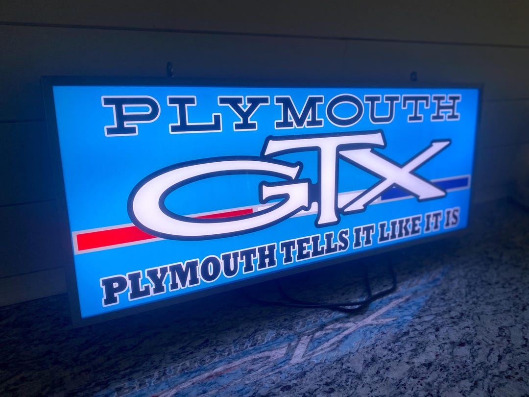 Plymouth GTX Sign, Plymouth Rapid Transit Hemi Mopar Men’s Christmas ...