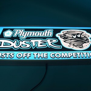 Plymouth Duster Sign, Officially Licensed Chrysler Plymouth Product ...