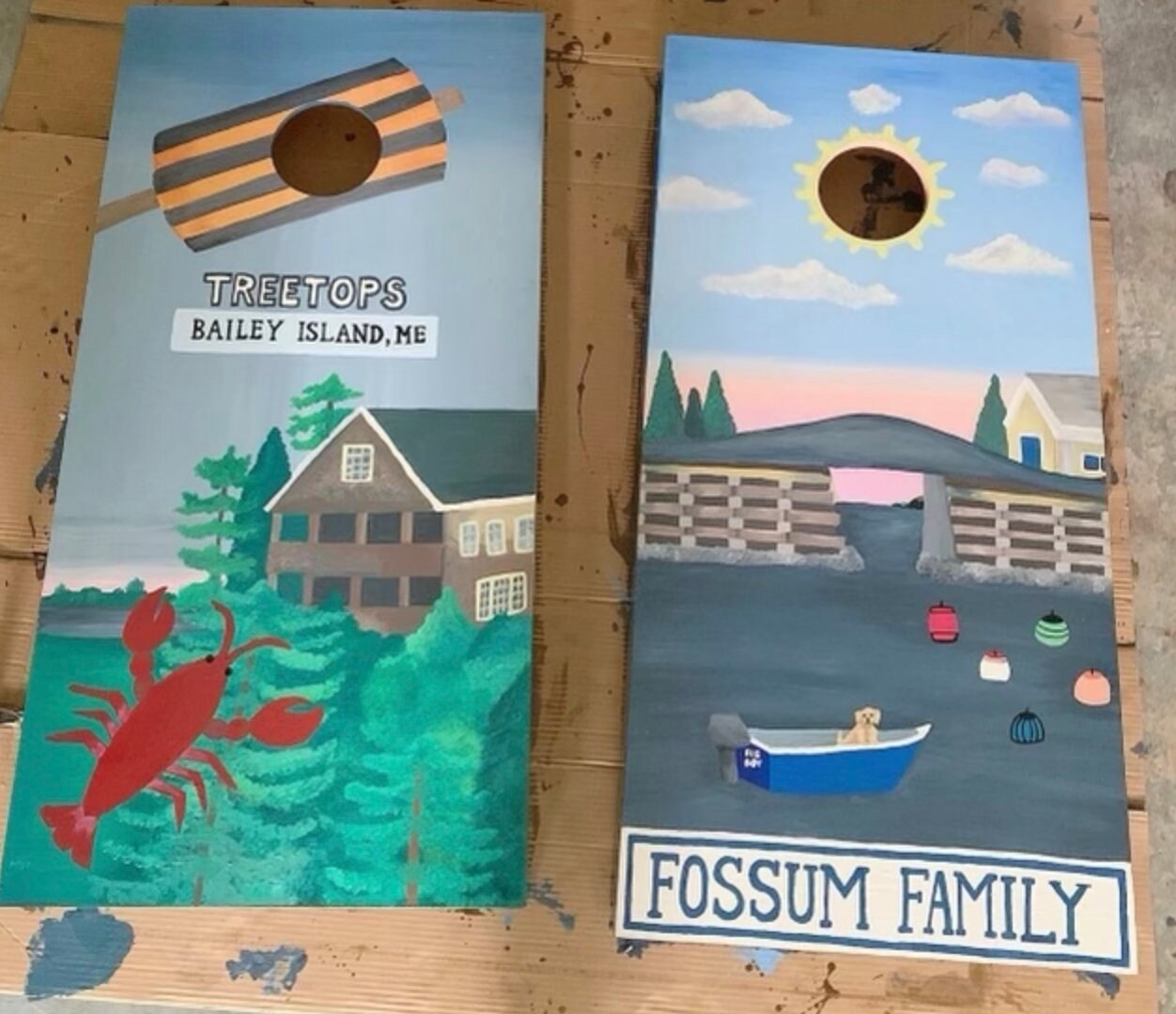 Custom Cornhole Boards - Etsy