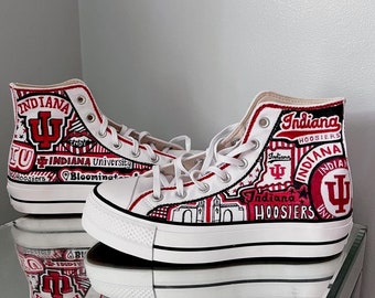 ANY School Custom College Sneakers - Etsy