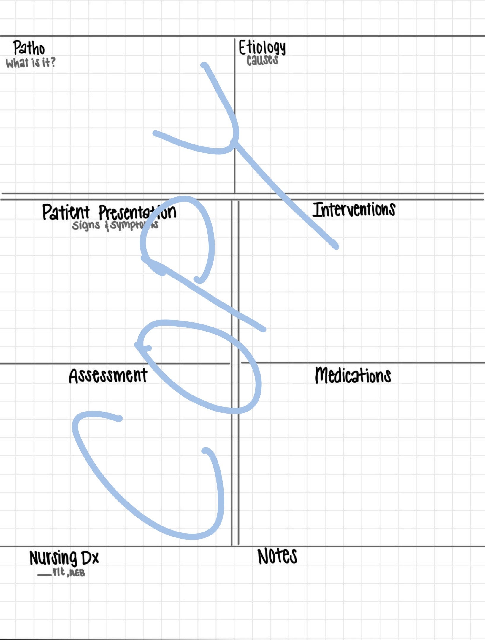 Concept Template/outline for Nursing Students - Etsy