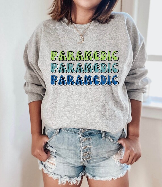 Paramedic Sweatshirt EMT Shirt First Responder EMS - Etsy