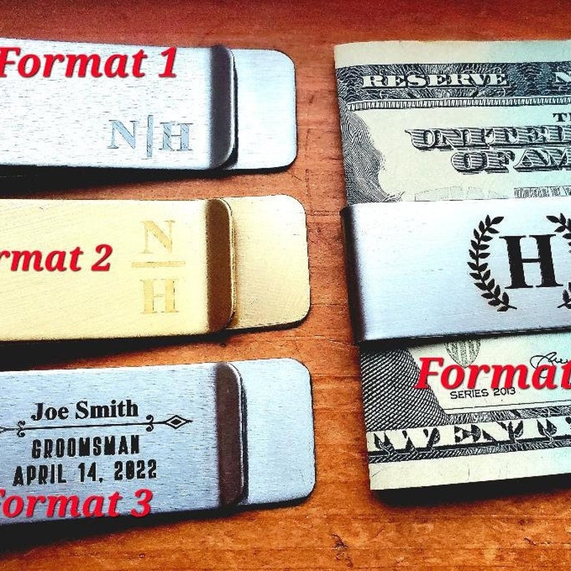 Custom Money Clip - Etsy
