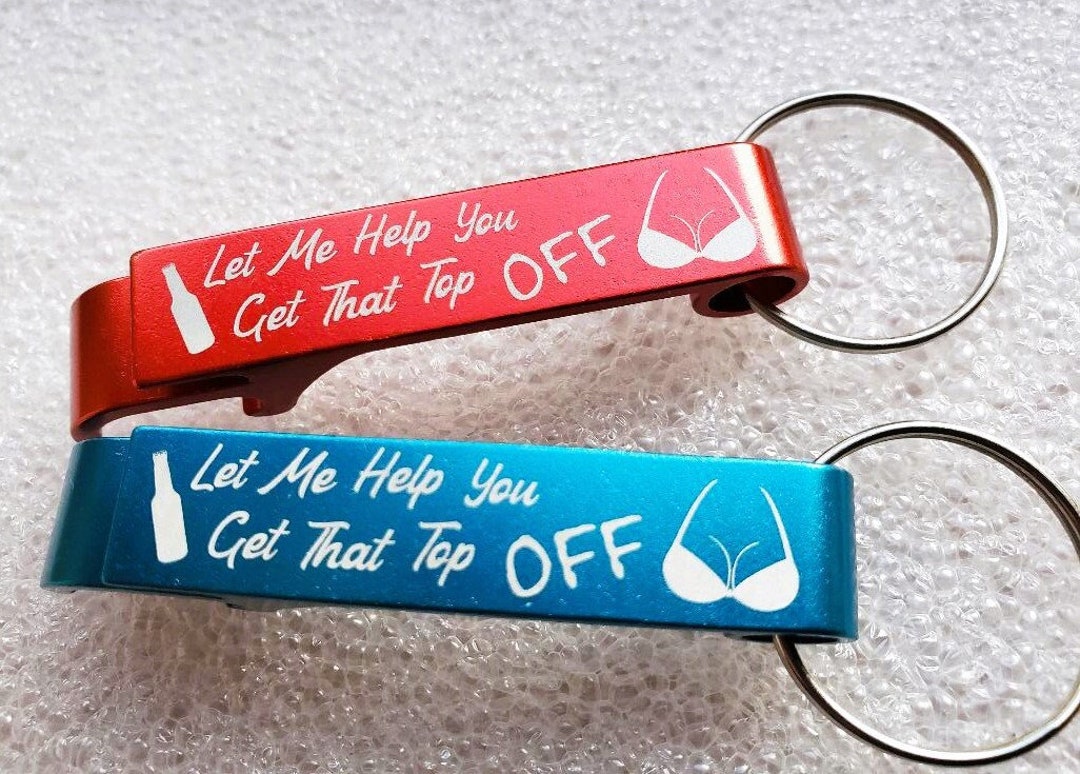 Novelty Bottle Opener Keychain Gift for Him Groomsman Gift Bachelor ...