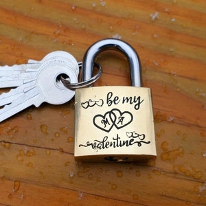 Personalized Padlock, Lover's Lock, Wedding Anniversary Gift, Engraved ...