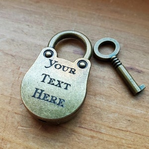 Personalized Padlock | Lover's Lock | Wedding Anniversary | Gift ...