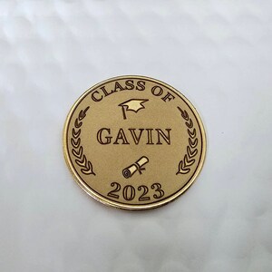 Personalized Graduation Coin High School Graduation Coin - Etsy