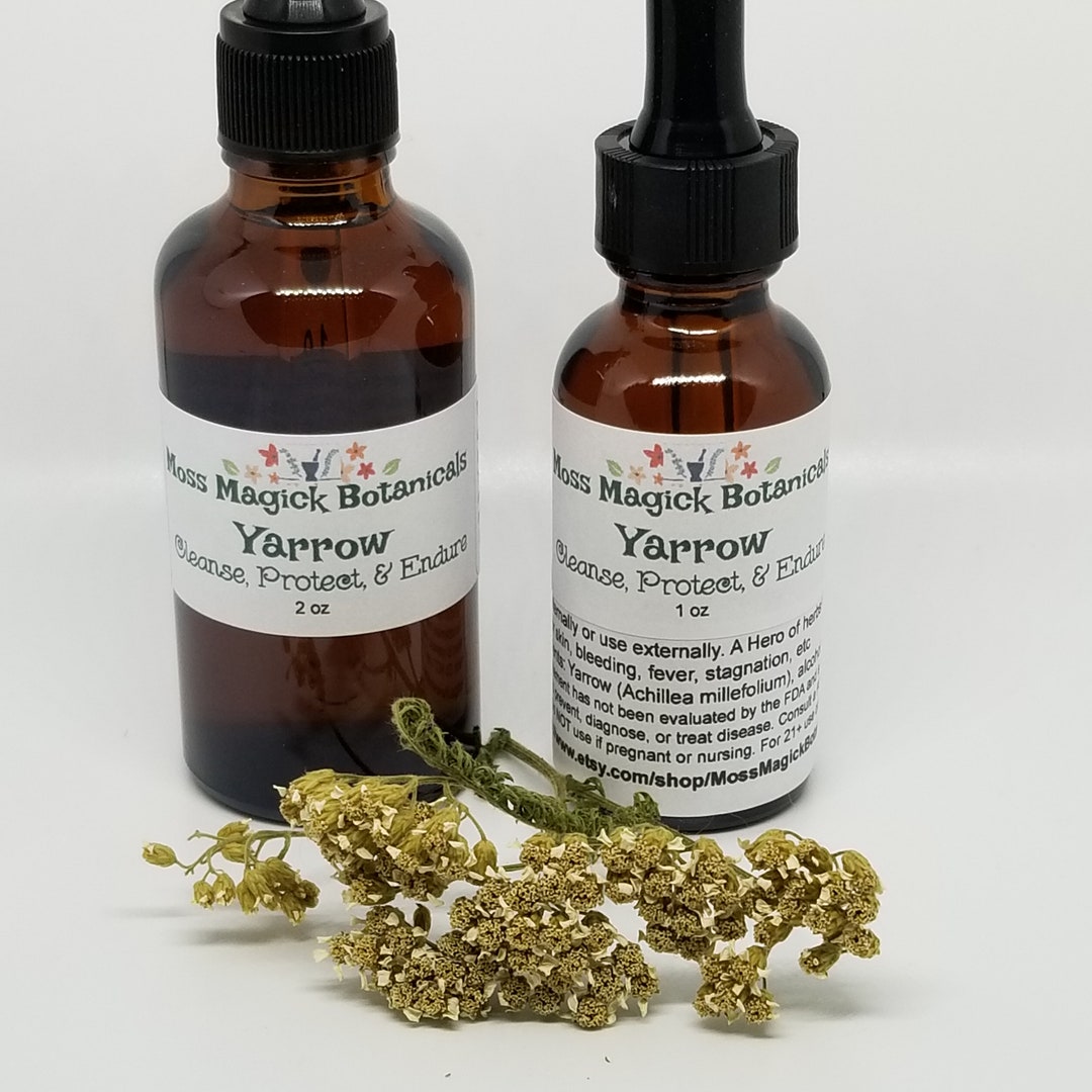 Yarrow Tincture, Cleanse, All Purpose Herbal Extract - Etsy