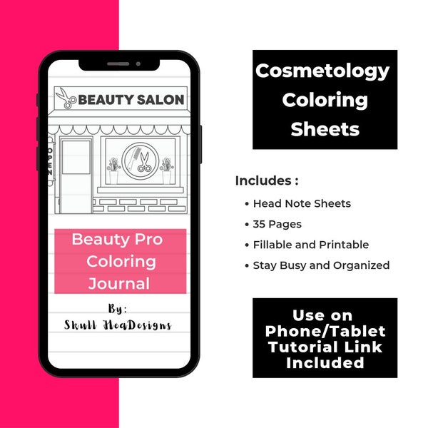 Nails Coloring Book - Etsy