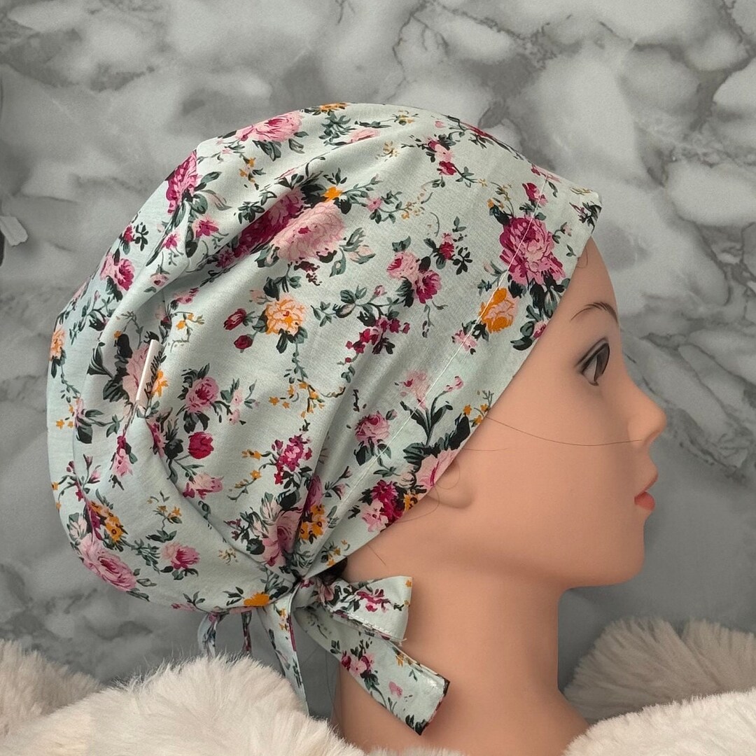 Women's Scrub Caps/cotton Scrubs/slouchy Cap/surgical Caps/comfy Nurse ...