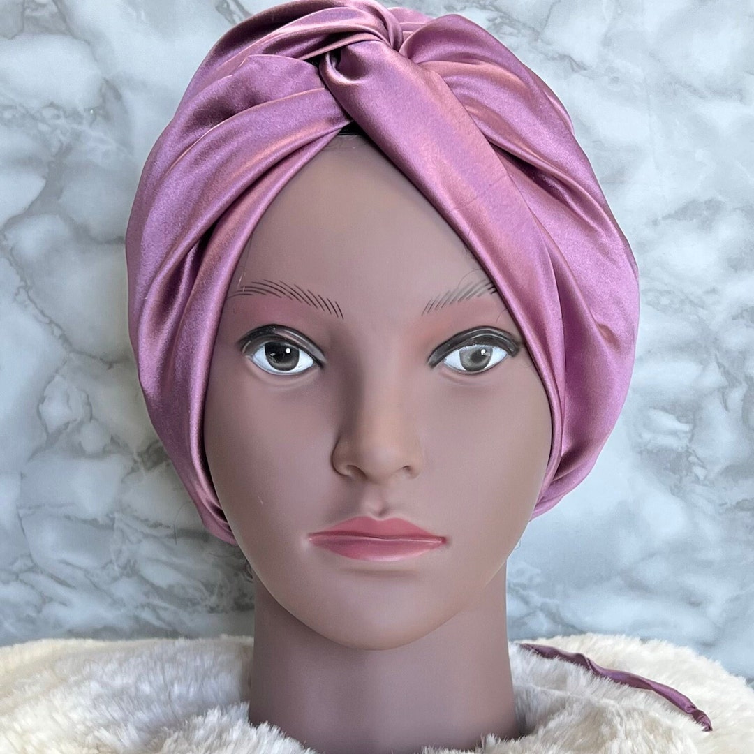 Silk Sleep Bonnet Twisted Silk Turban Silk Sleep Cap silk - Etsy