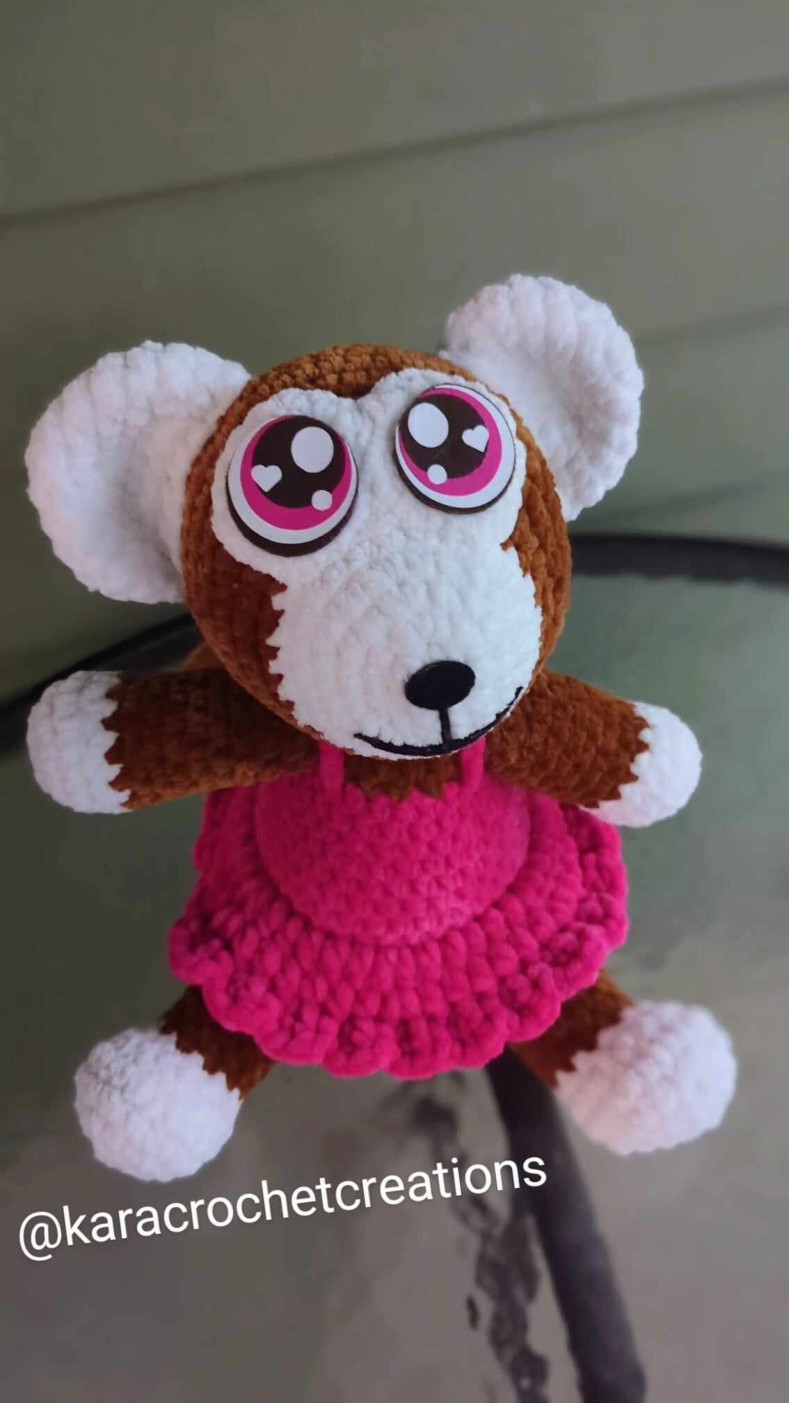 Monkey Crochet PATTERN - Etsy