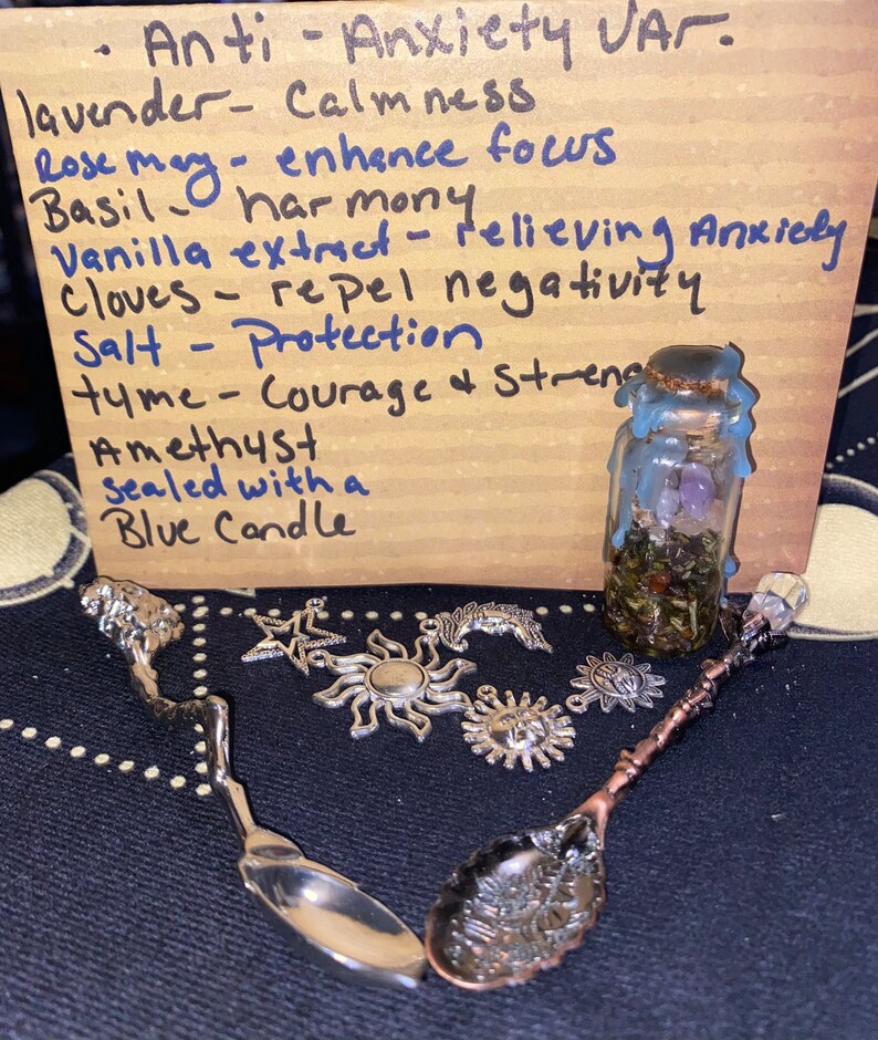 Anti-anxiety Spell Jar - Etsy