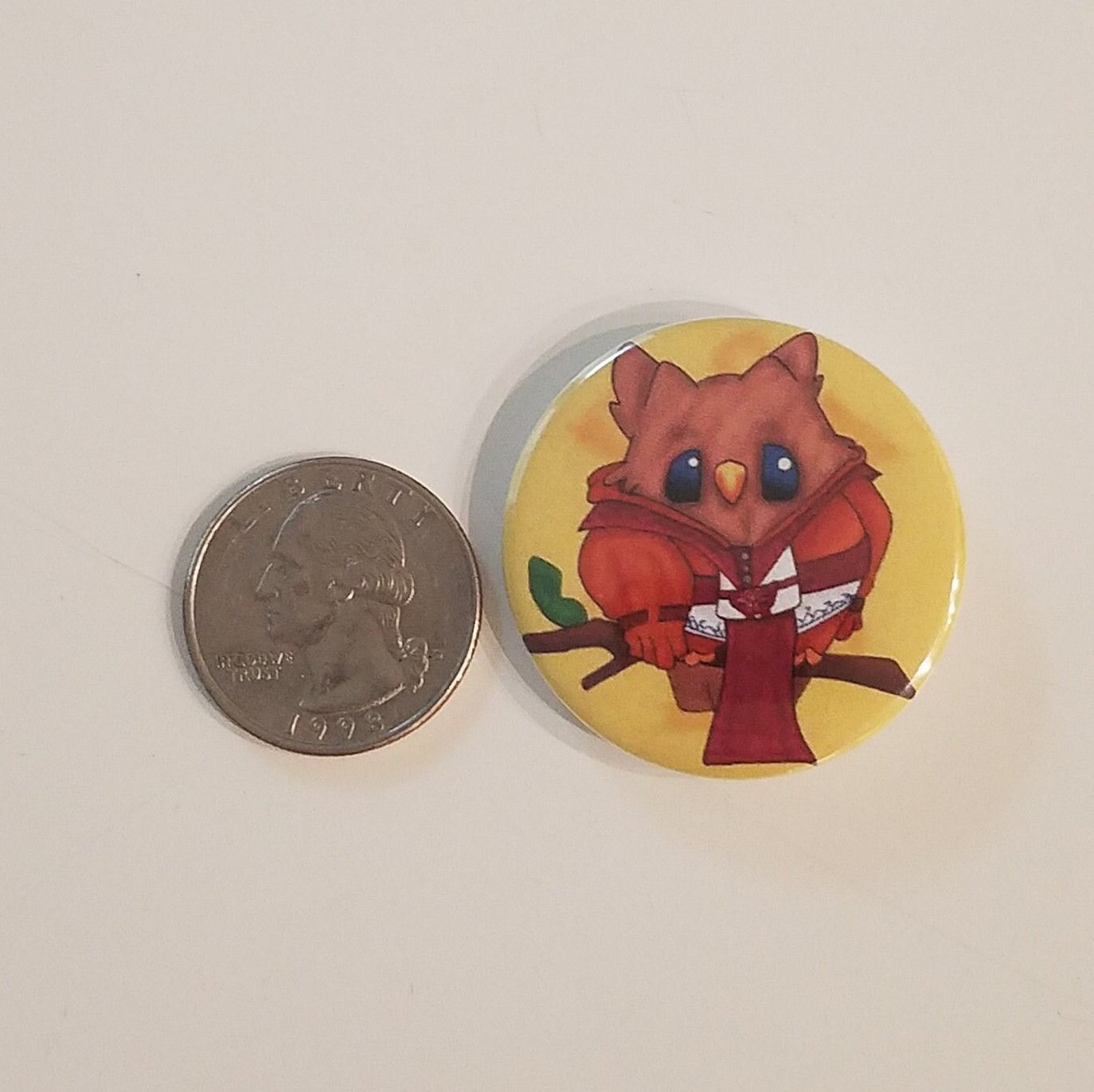 Legend of Zelda X Chibi - Rauru Owl Button | Zelda Fan Art - Etsy