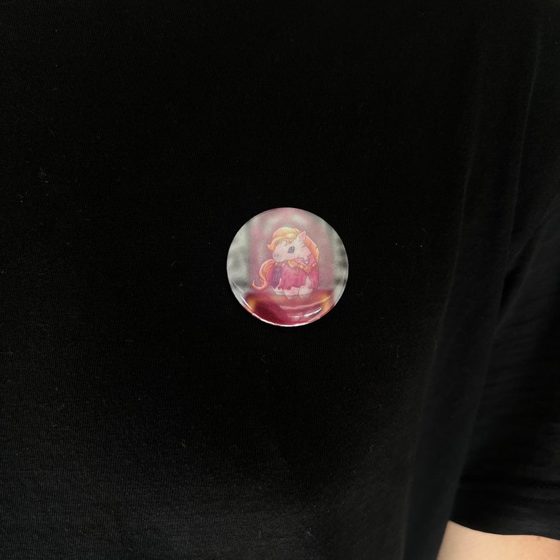 Legend of Zelda X Chibi Adult Zelda Horse Button Zelda Fan - Etsy