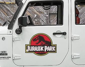 Jurassic Park Car Stickers - Etsy