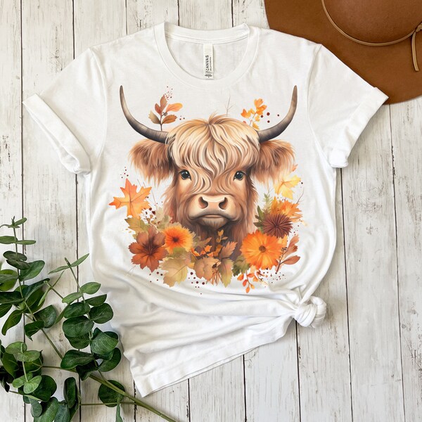 Highland Cow Shirt - Etsy