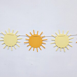 Sun Baby Shower Garland, Sunshine Baby Shower Banner, Sunshine Gender ...