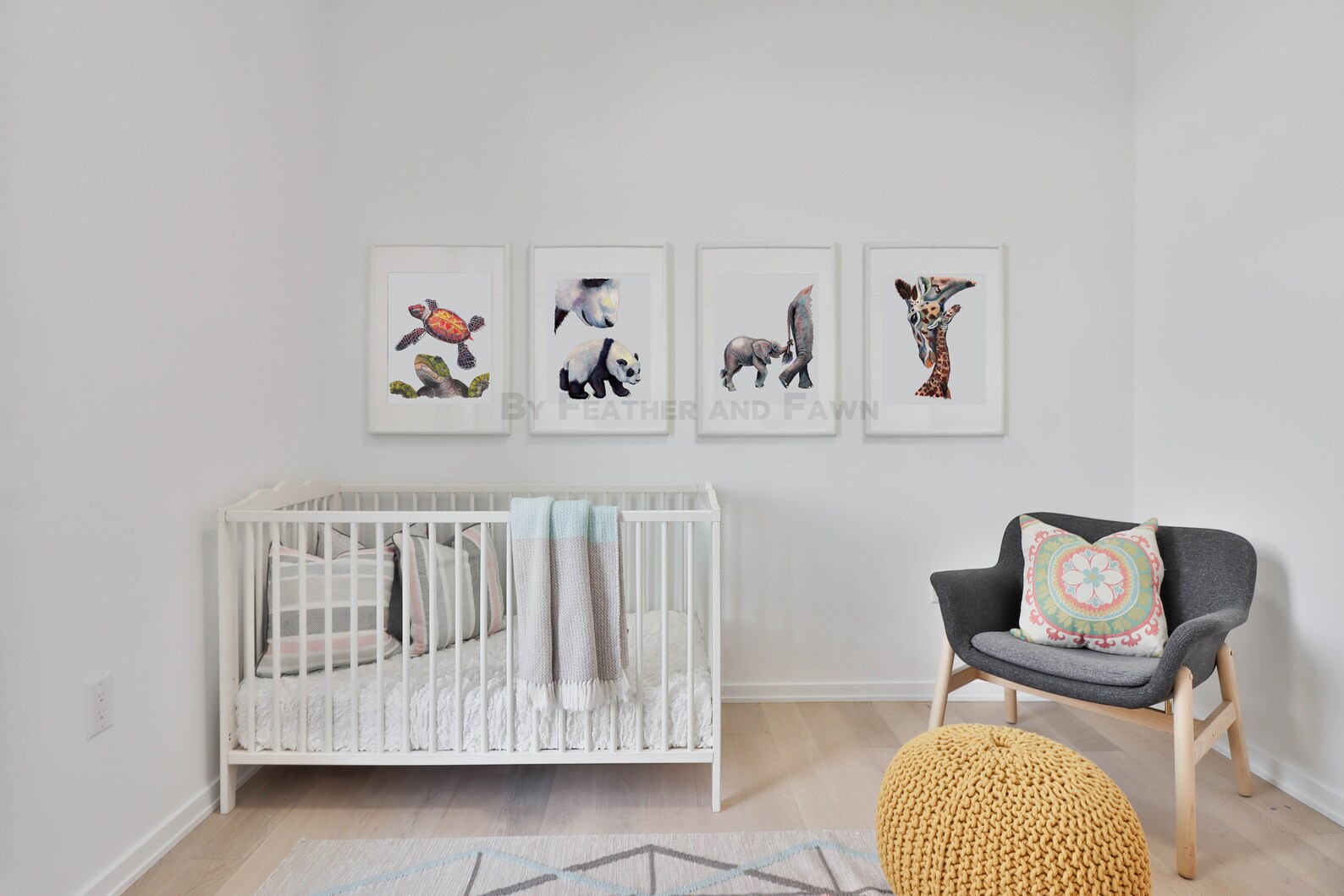 Panda: Mother and Baby Pandas Fine Art Print - Etsy