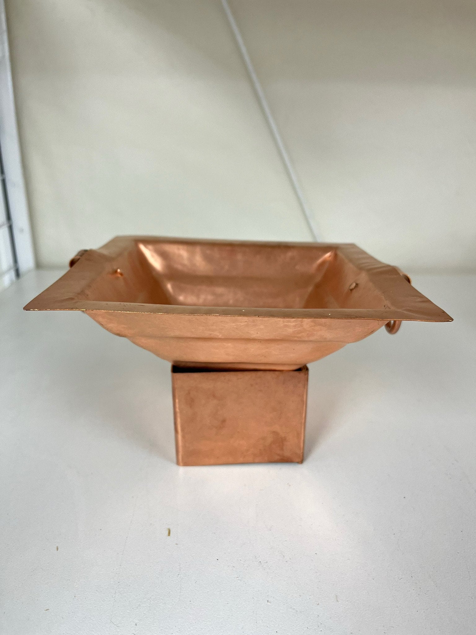 Copper Hawan Kund With Handles Aon Both Sides and Base Stand, Ideal for ...
