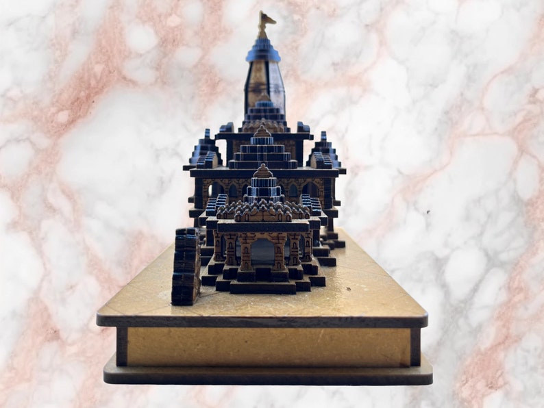 Shri Ram Mandir Ayodhya Replica Intricate Beautiful Gift - Etsy