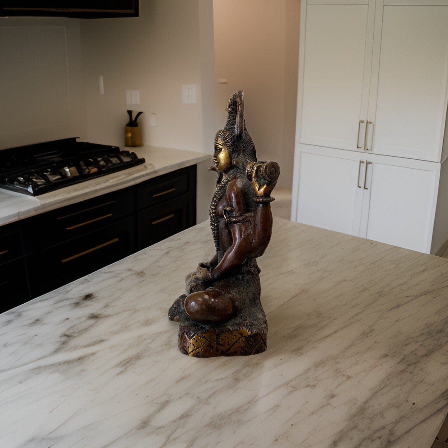 Lord Shiva Statue in Lotus Pose-hindu God of Destroying Evil, Ignorance ...