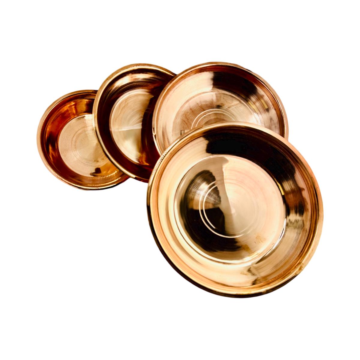 Pure Copper Pooja Thali/tamhan, Copper Dish for Puja, Decor Gift - Etsy