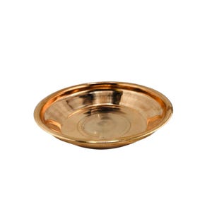 Pure Copper Pooja Thali/tamhan, Copper Dish for Puja, Decor Gift - Etsy