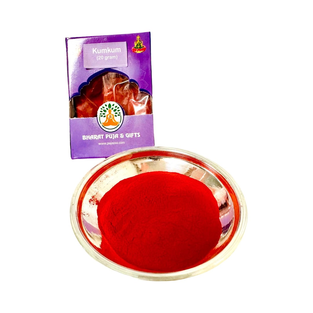 Natural Kumkum Powder Roli for Pooja Rituals Made From Pure Haldi 20gm ...