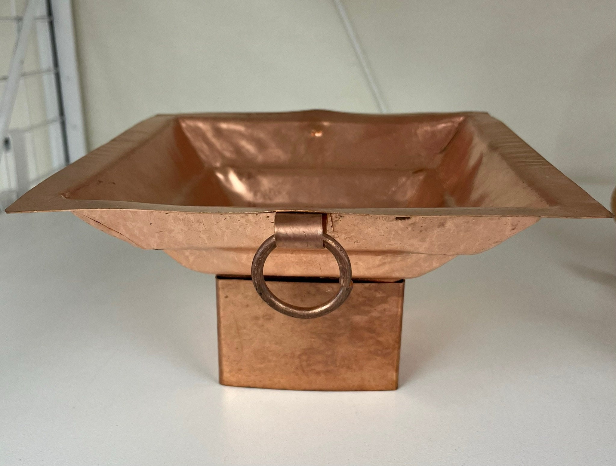 Copper Hawan Kund With Handles Aon Both Sides and Base Stand, Ideal for ...