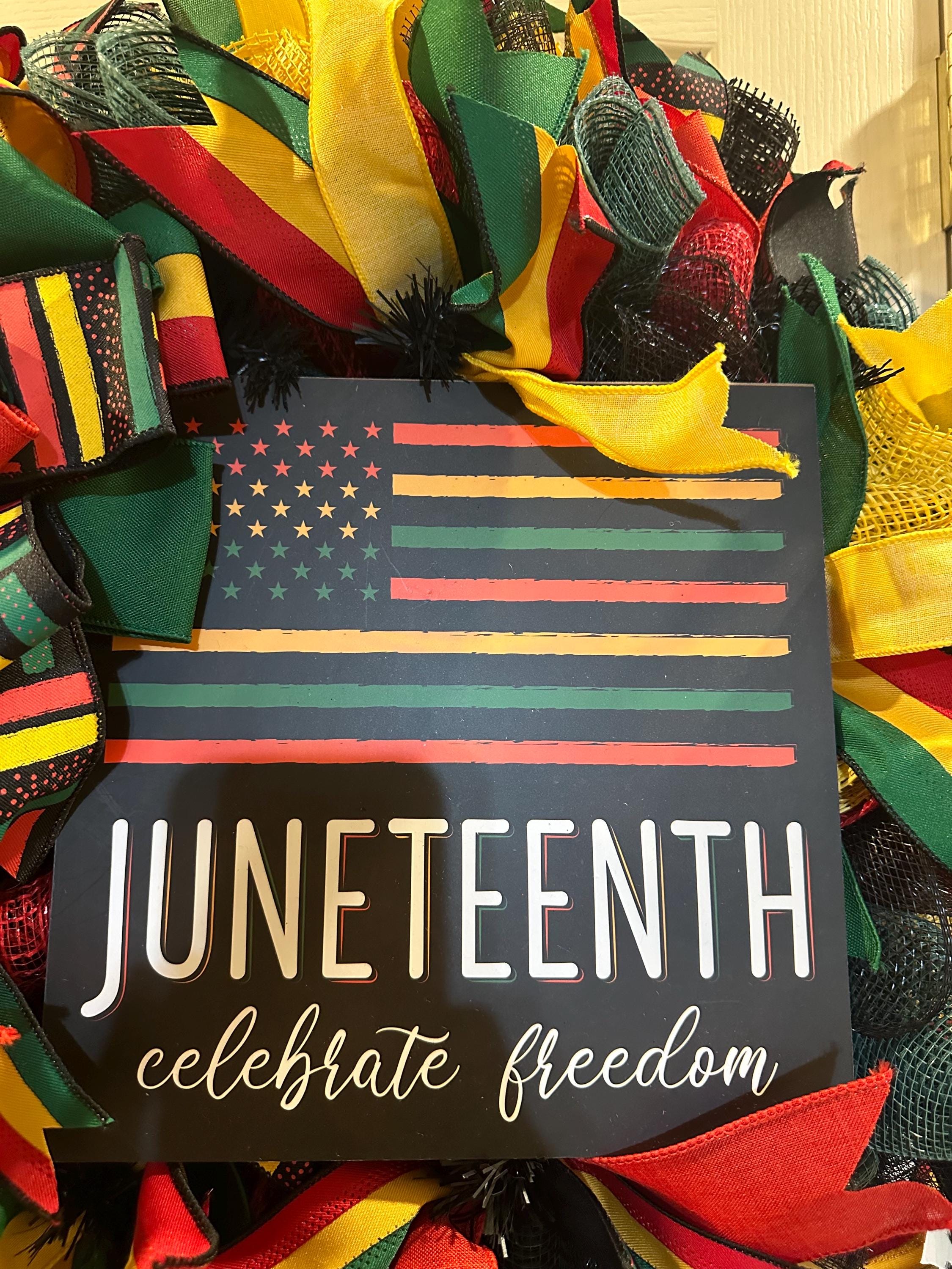 Juneteenth Wreath - Etsy