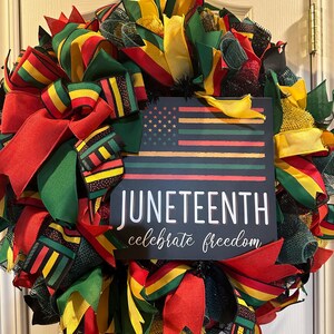 Juneteenth Wreath - Etsy