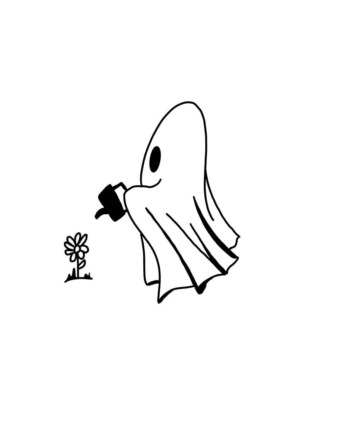 Ghost SVG // Gardening Ghost SVG // Spooky Season SVG - Etsy