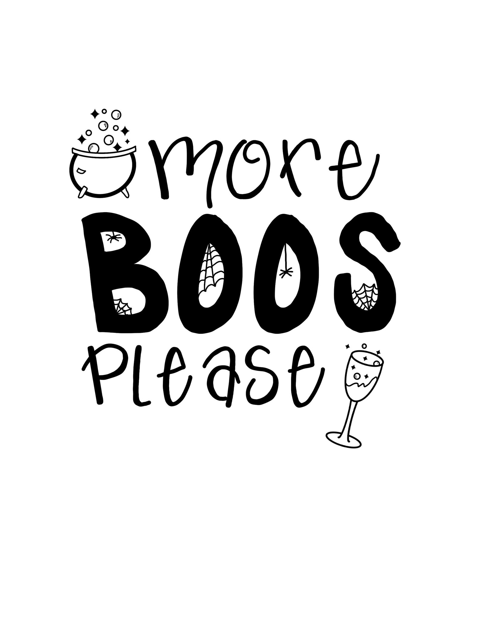 More Boos Please Svg Spooky Season Svg Halloween Svg Etsy