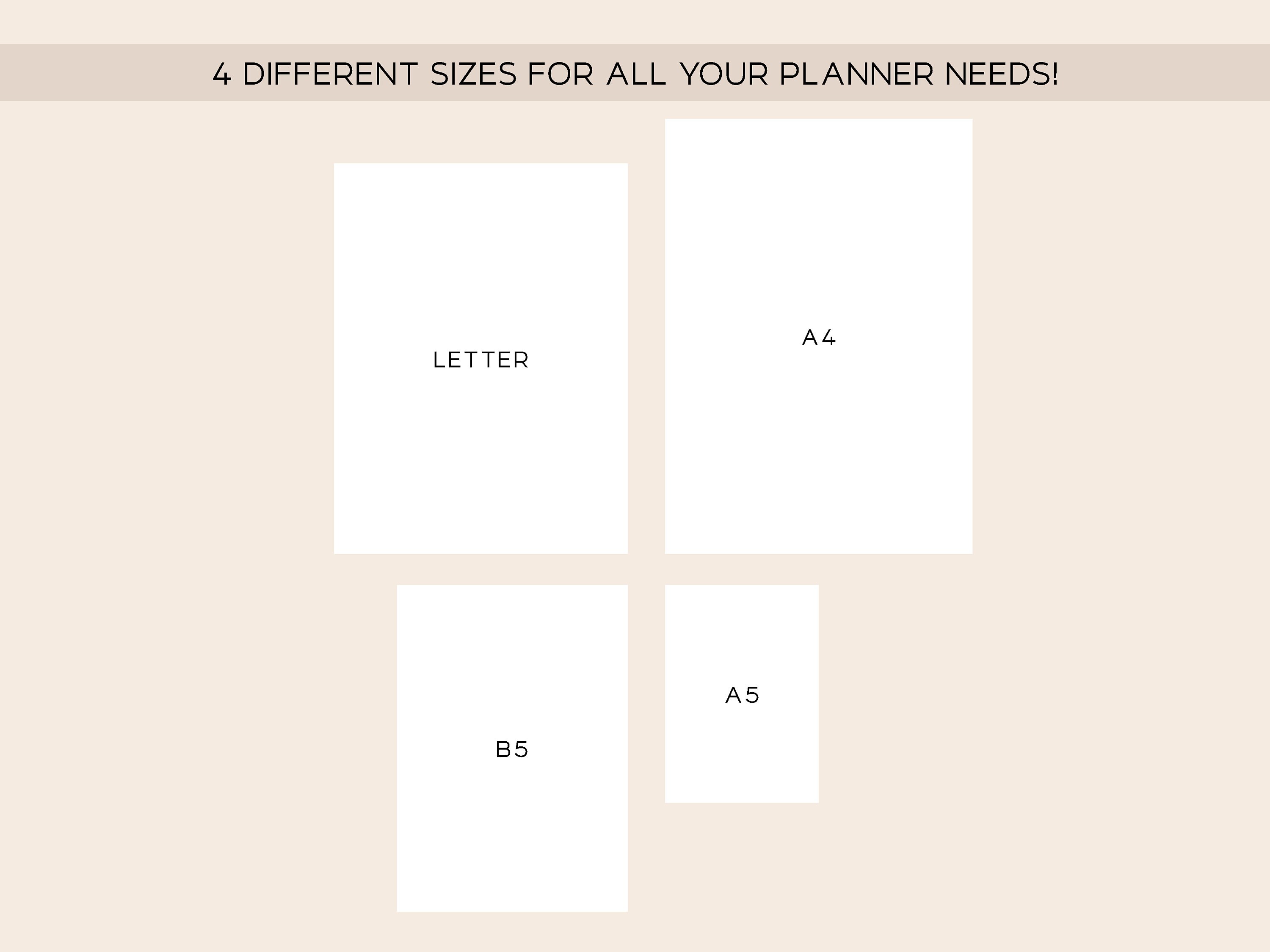 PROJECT PLANNER, A5 Planner Inserts, Instant Download, PDF Letter, A4 ...