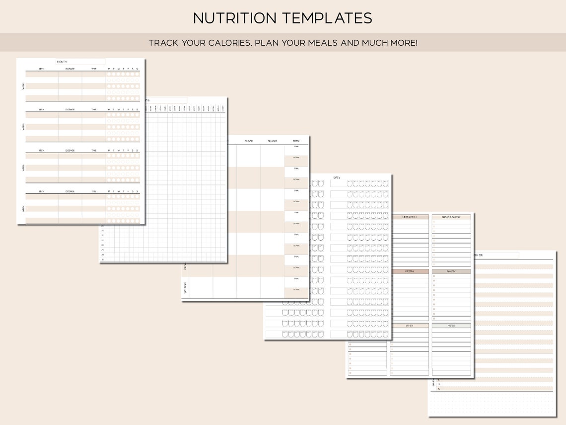 ONENOTE FITNESS PLANNER | Digital Workout Template to Track Progress ...